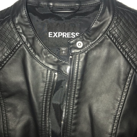 Express | Jackets & Coats | Express Leather Jacket | Poshmark